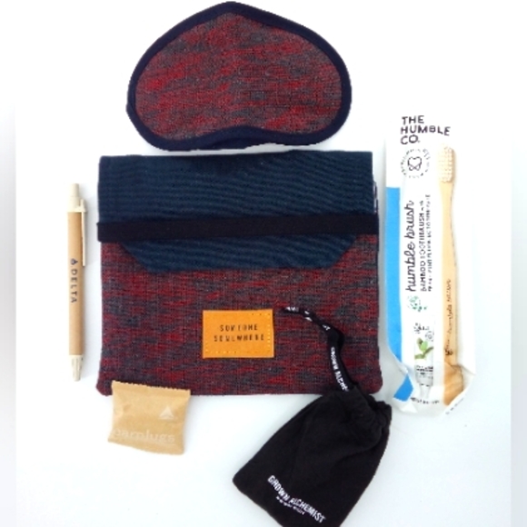 Delta | Bags | Delta One Someone Somewhere Amenity Kit Artisan Handmade ...